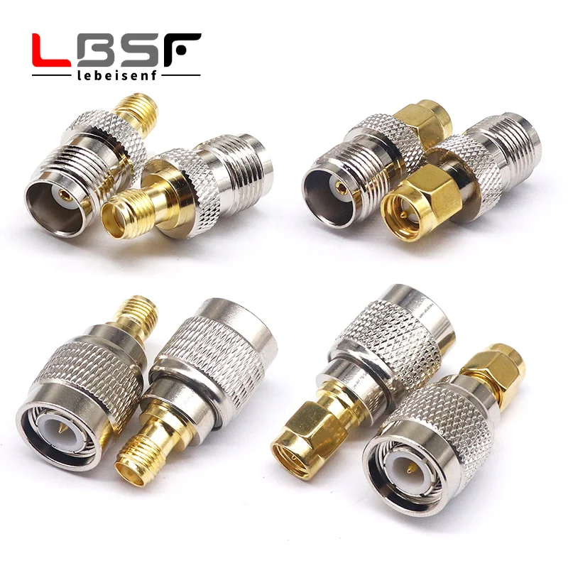 4pcs-SMA-to-TNC-coaxial-RF-adapter-all-copper-high-frequency-adapter ...