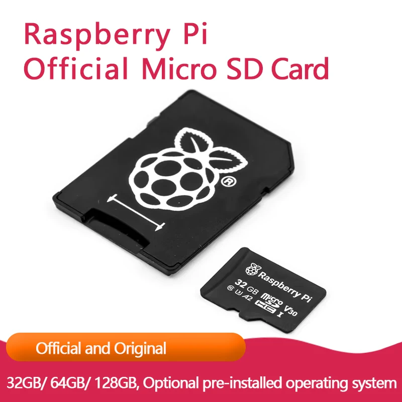 Official Raspberry PI SD Card 16GB 32GB 64GB 80MB/S High Speed ...