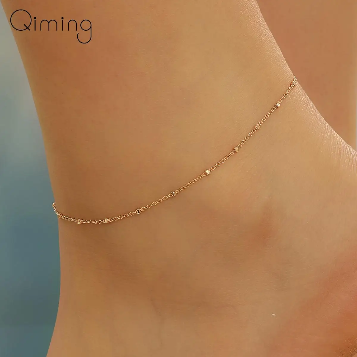 Minimalist-Link-Chain-Anklets-Foot-Leg-Chain-Women-Korean-Jewelry-Ankle ...