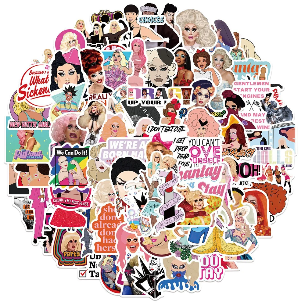 10-30-50PCS-Rupaul-s-Drag-Queen-Show-Graffiti-Waterproof-Stickers ...