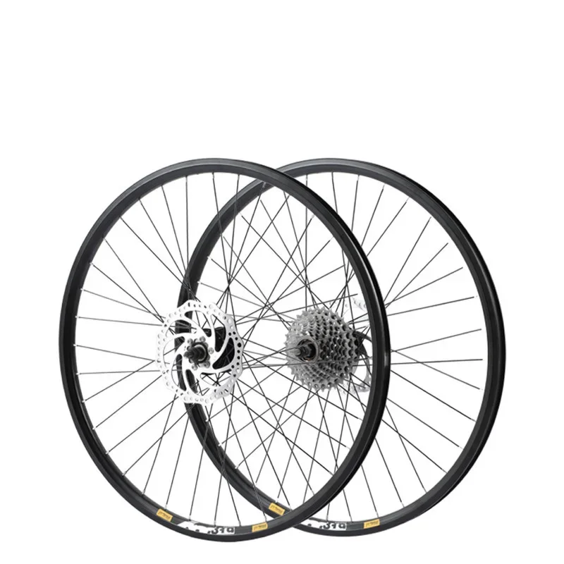Disk-Bike-Bicycle-Wheel-700c-Wheelset-Rim-Brake-26-27-5-29-Inches-Alloy ...