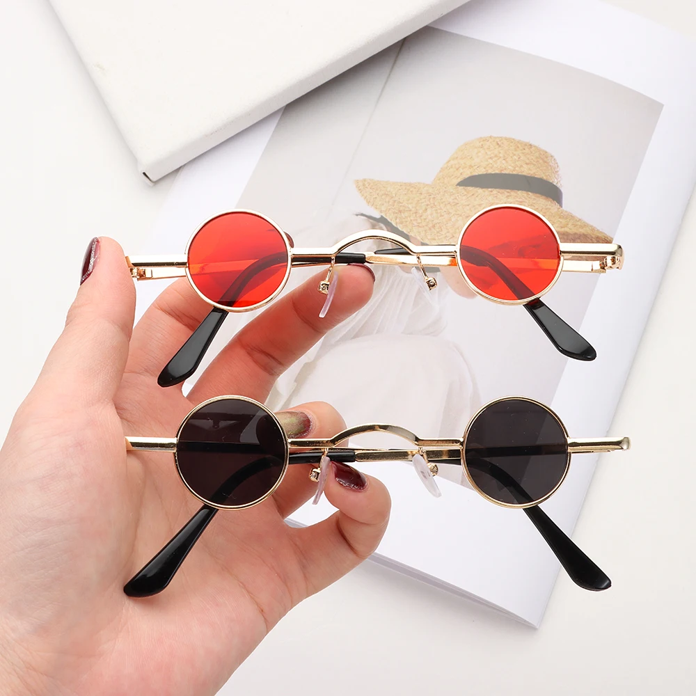 Vintage-Rock-Punk-Man-Sunglasses-Classic-Small-Round-Sunglasses-Women ...