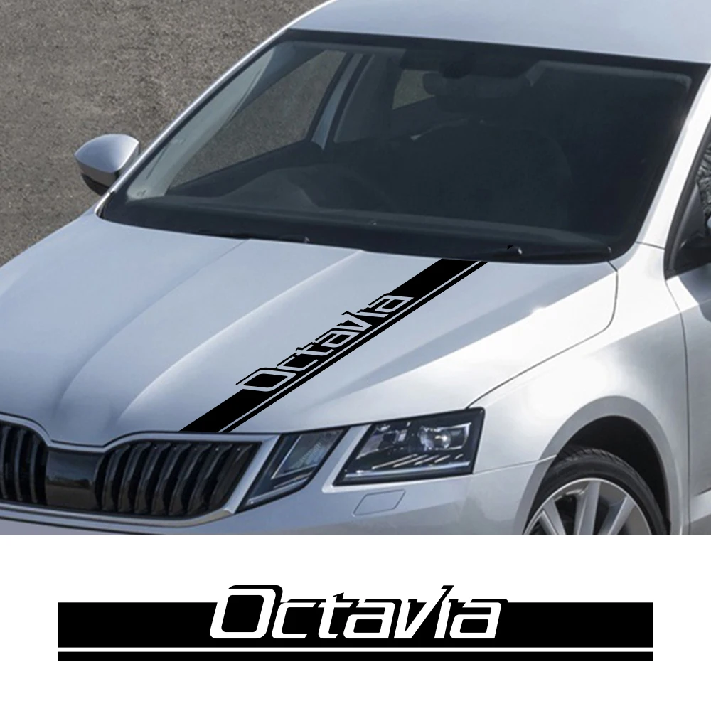 Car-Hood-Cover-Stickers-For-Skoda-Octavia-Combi-1-2-3-MK3-VRS-RS-Auto ...