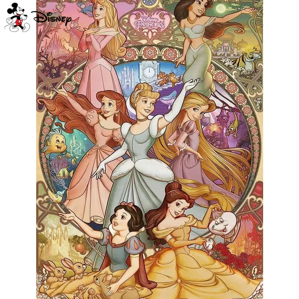 Disney-Princess-Painting-By-Numbers-Ariel-The-Little-Mermaid-Cartoon ...