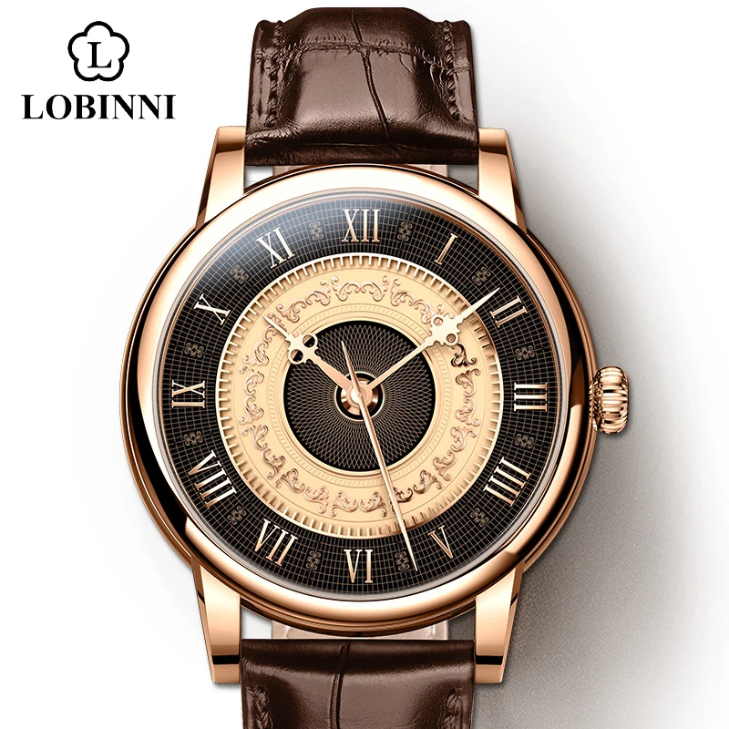 Automatic Movement | Men's Wristwatch | Mechanical Watch | Lobinni ...