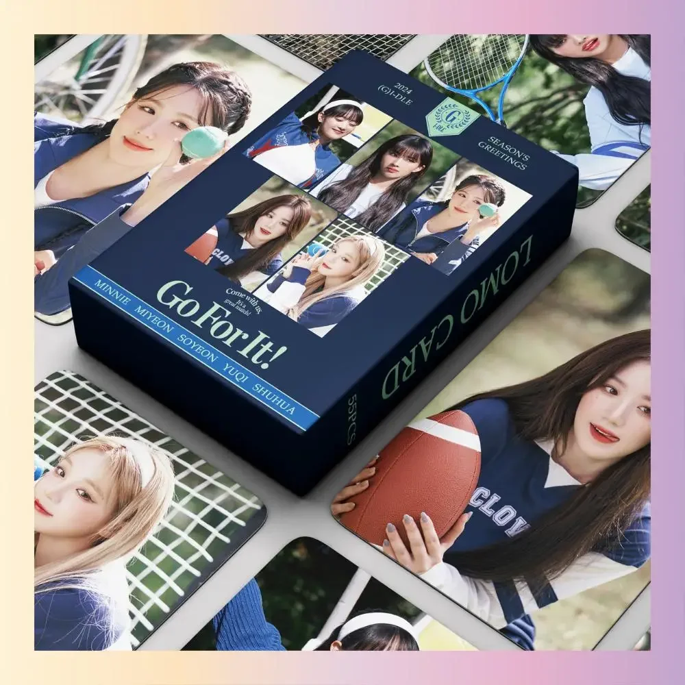 XIURAN-55-Pcs-G-I-DLE-2024-Season-s-Album-Lomo-Card-Kpop-Photocards ...