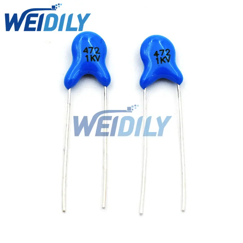 20pcs 1kv 472 4.7nf High Voltage Ceramic Capacitor Dip Capacitance ...