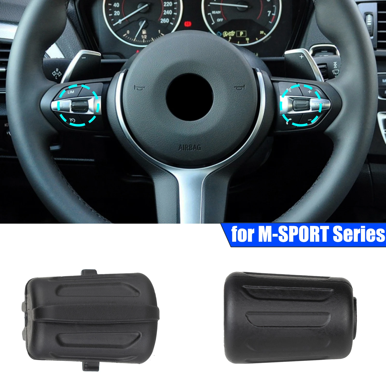 Multi-function-Steering-Wheel-Key-Cruise-Control-Knob-Button-For-BMW-M ...