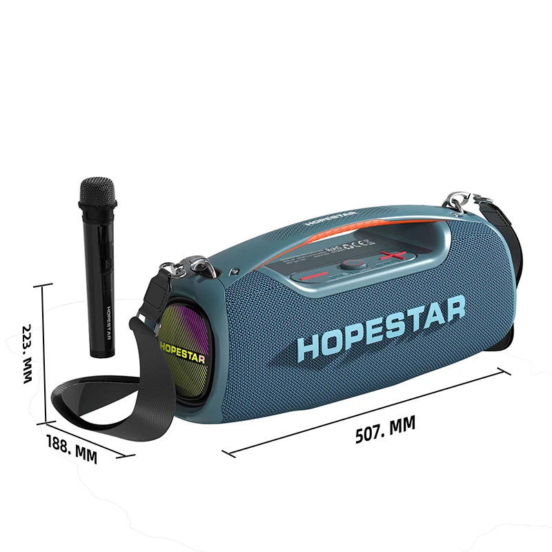 HOPESTAR A60 big wireless Speaker Portable Outdoor Boombox 3D Stereo ...