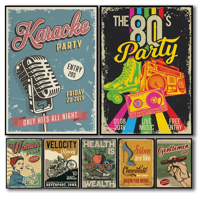 80s Music Posters