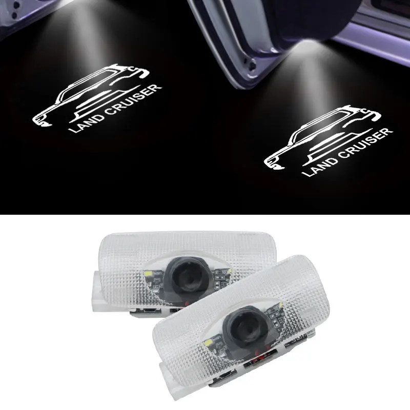 2-4Pcs-Car-Door-Welcome-Light-Logo-For-Toyota-Land-Cruiser-2010-2018 ...