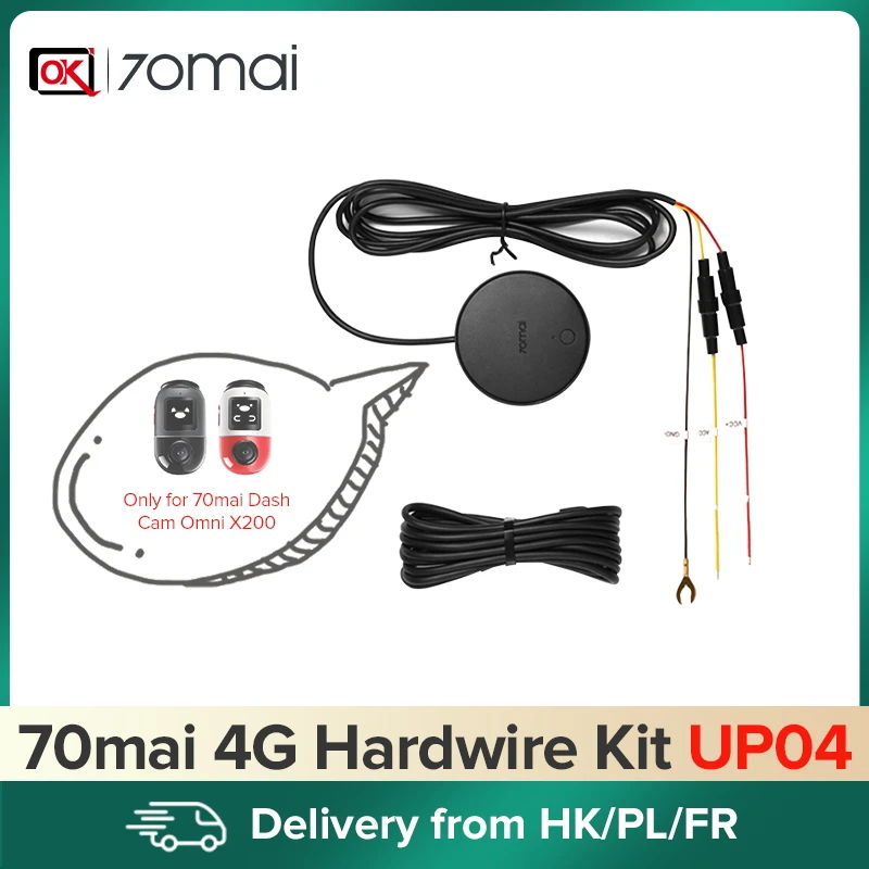 70mai 4G Hardwire Kit UP04 Only for 70mai Dash Cam Omni X200
