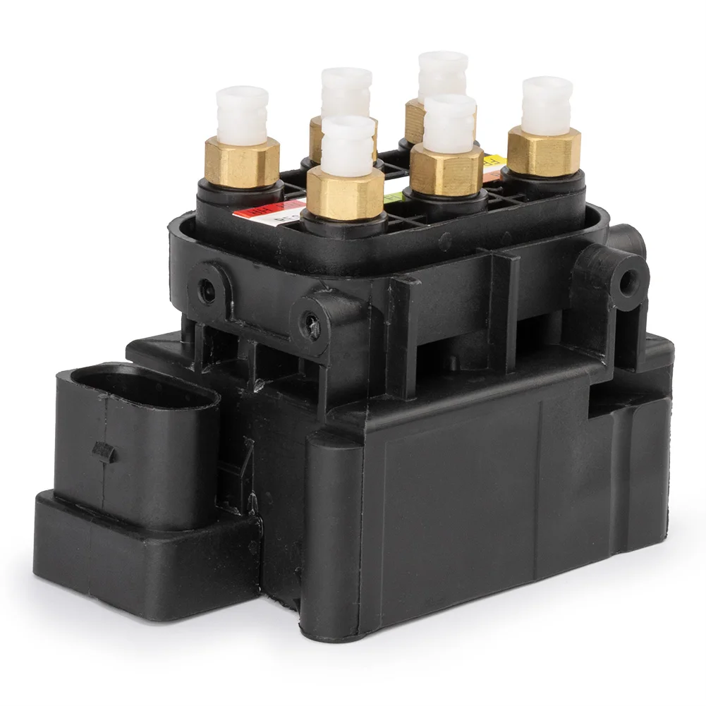 Car Solenoid Valve Block Air Suspension Compressor Supply 7P0698014 ...