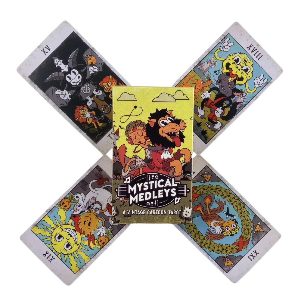 Mystical-Medleys-A-Vintage-Cartoon-Tarot-Cards-A-78-Oracle-English ...