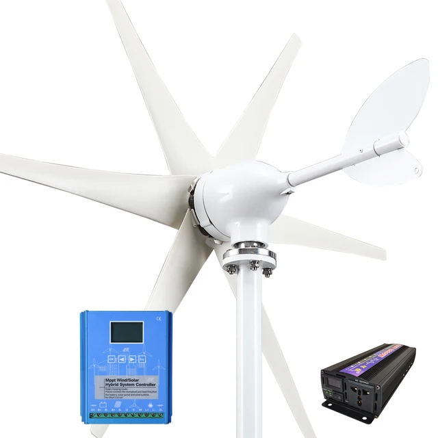 Wind Turbine generator Small domestic Kit 3KW Power 12v 24v 48v Off ...