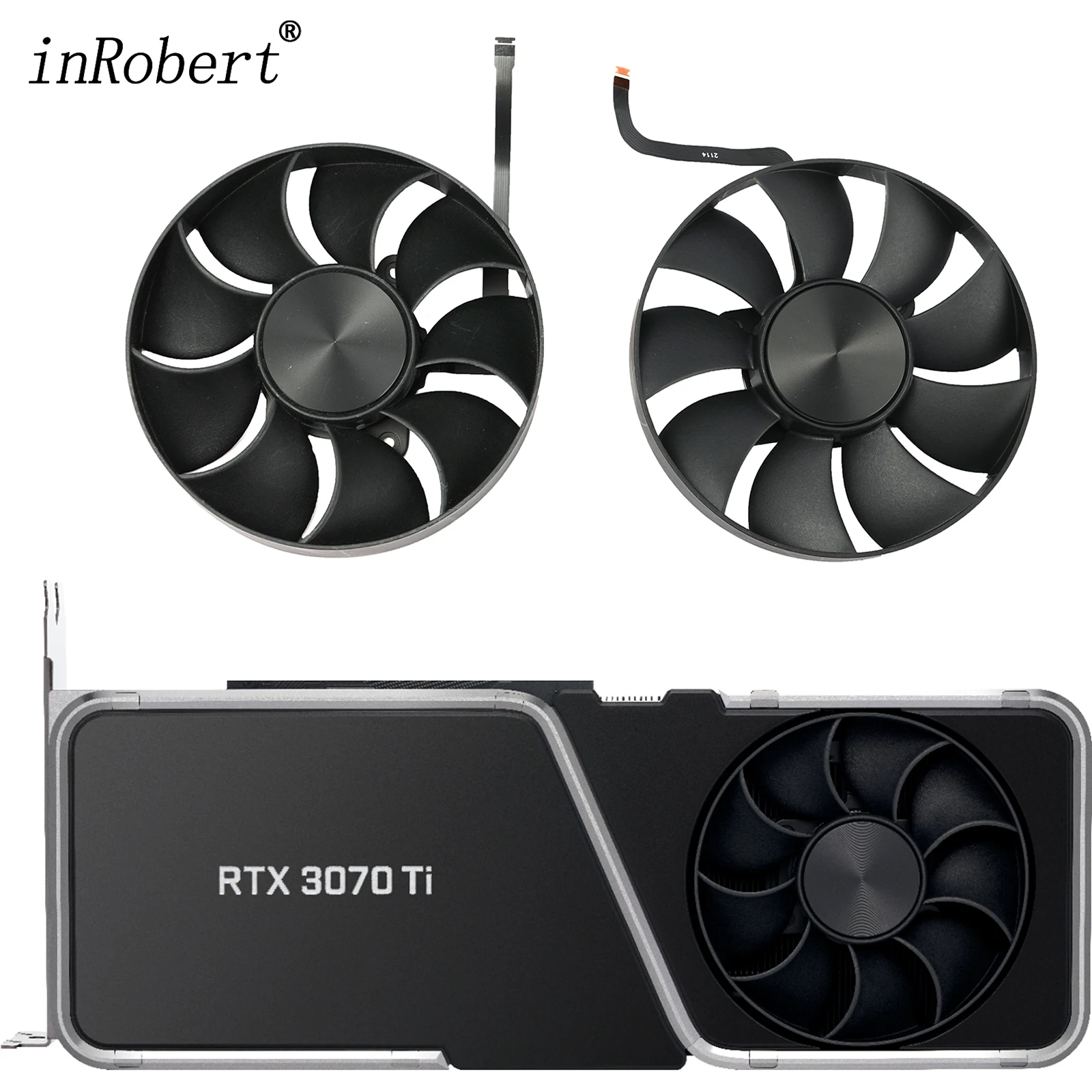 NVIDIA GeForce RTX 3070 Ti 그래픽 카드 쿨러 팬 용 85 mm AFB0912HD 02 ...