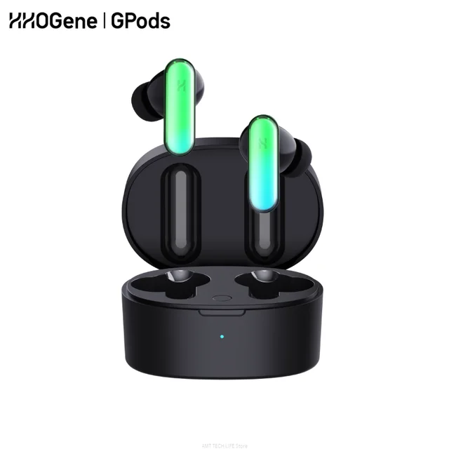 HHOGene GPods With Light Control Bluetooth 5.2 Wireless Earbuds 10mm ...