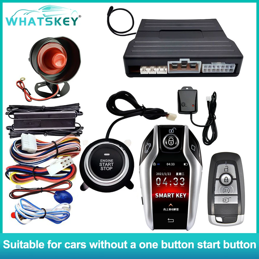 WhatsKey-Universal-LCD-Smart-Key-Start-Stop-Keyless-Entry-System ...