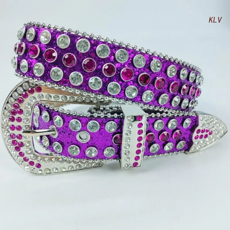 Eye-catching-Purple-Adult-Waist-Belt-Luxurious-Sweet-Waist-Belt-Fashion ...