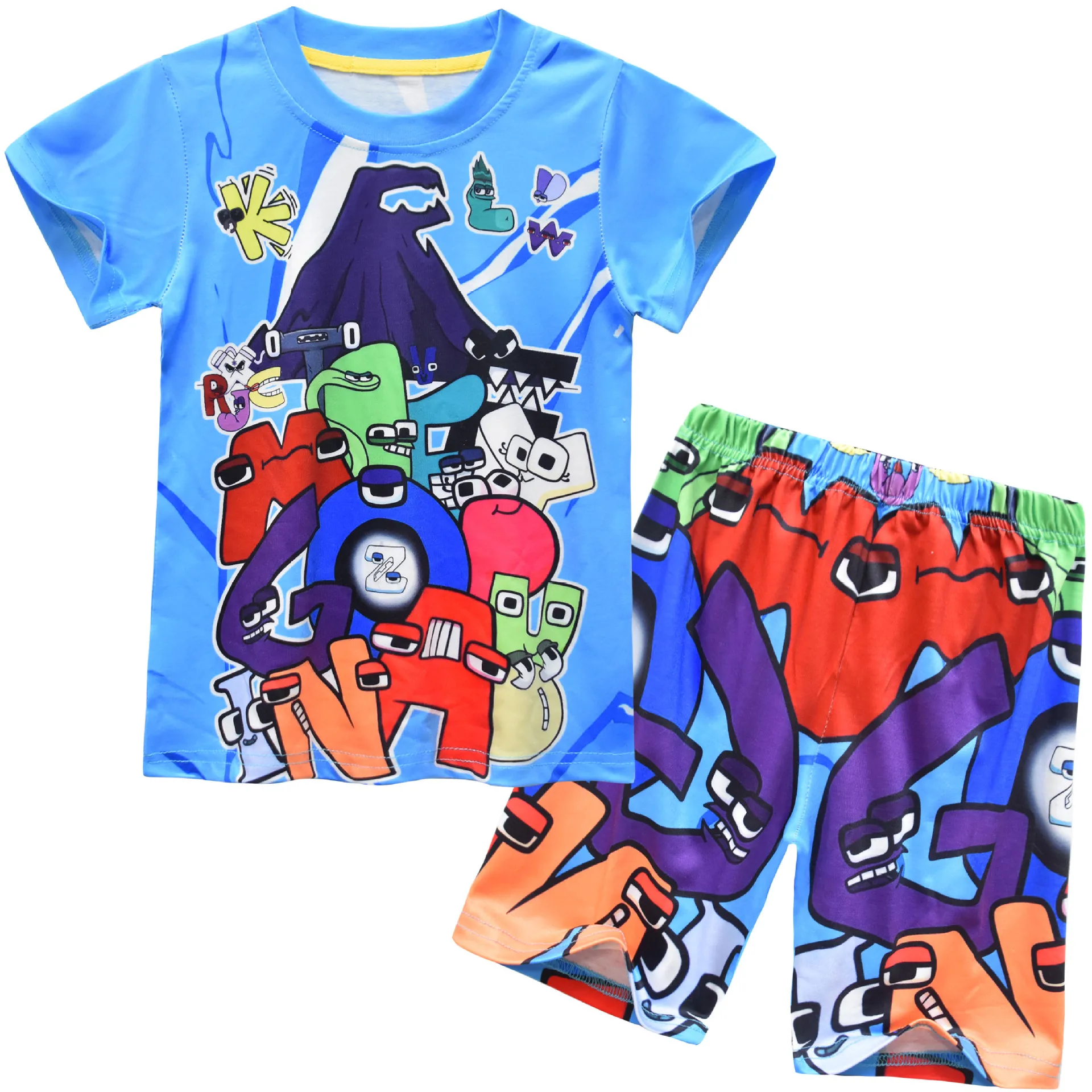 Kids-Pajamas-Clothes-Sets-Boys-Girls-Alphabet-lore-Clothing-Summer ...