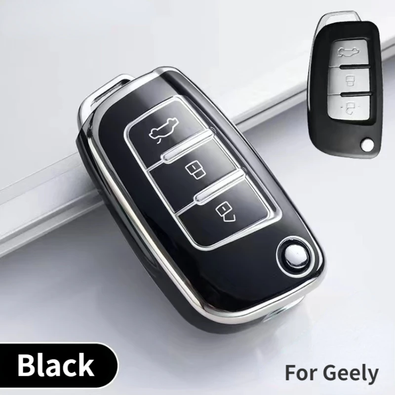 Silver-Tpu-Car-Key-Case-Cover-for-Geely-Emgrand-EC7-EC8-GC6-EC715-EC718 ...