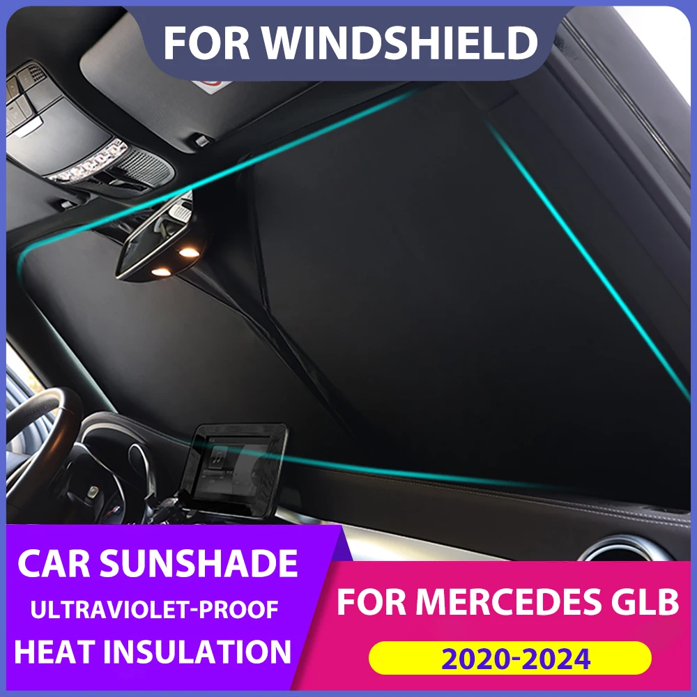 Front-Car-Windshield-Sunshades-For-Mercedes-Benz-GLB-X247-2020-2021 ...