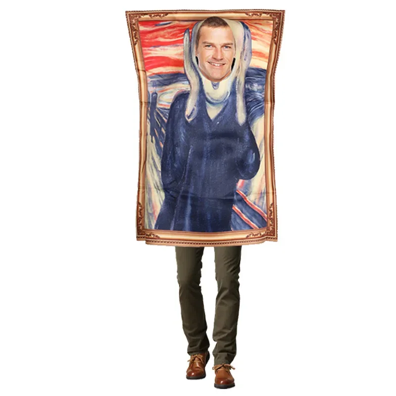 Disfraces de cosplay de Mona Lisa, divertidos disfraces de murales de ...