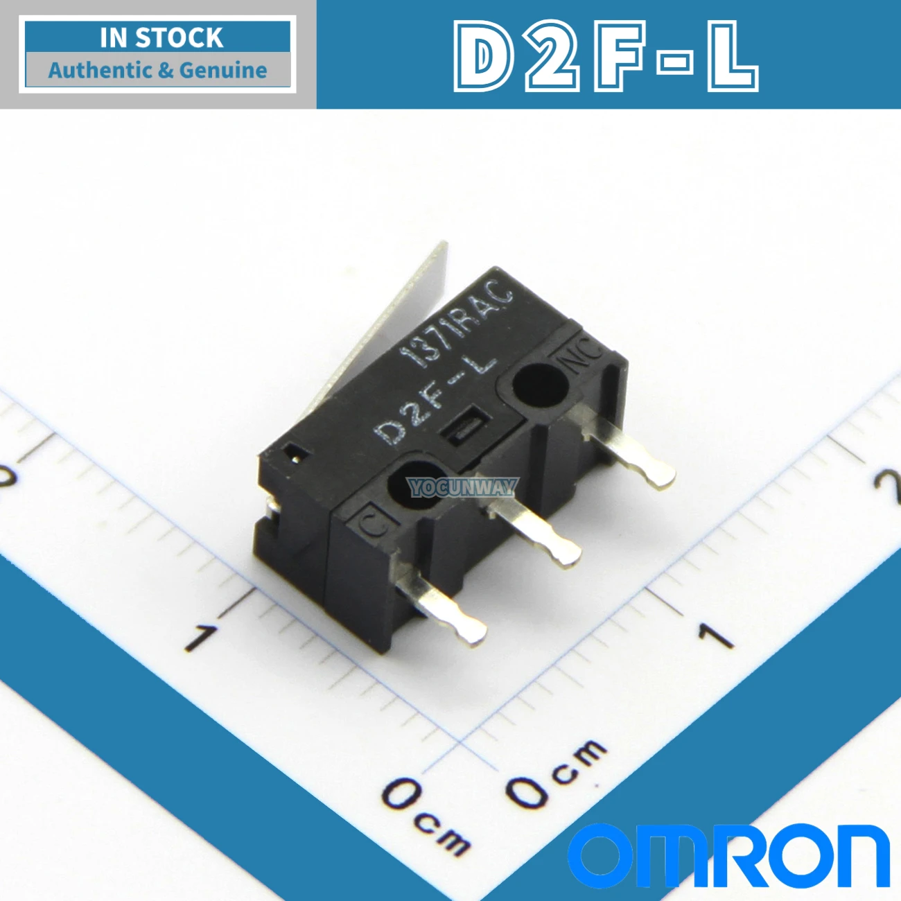 New-Authentic-Original-Japan-OMRON-Micro-Switch-D2F-L-Grey-Dot-Limit ...