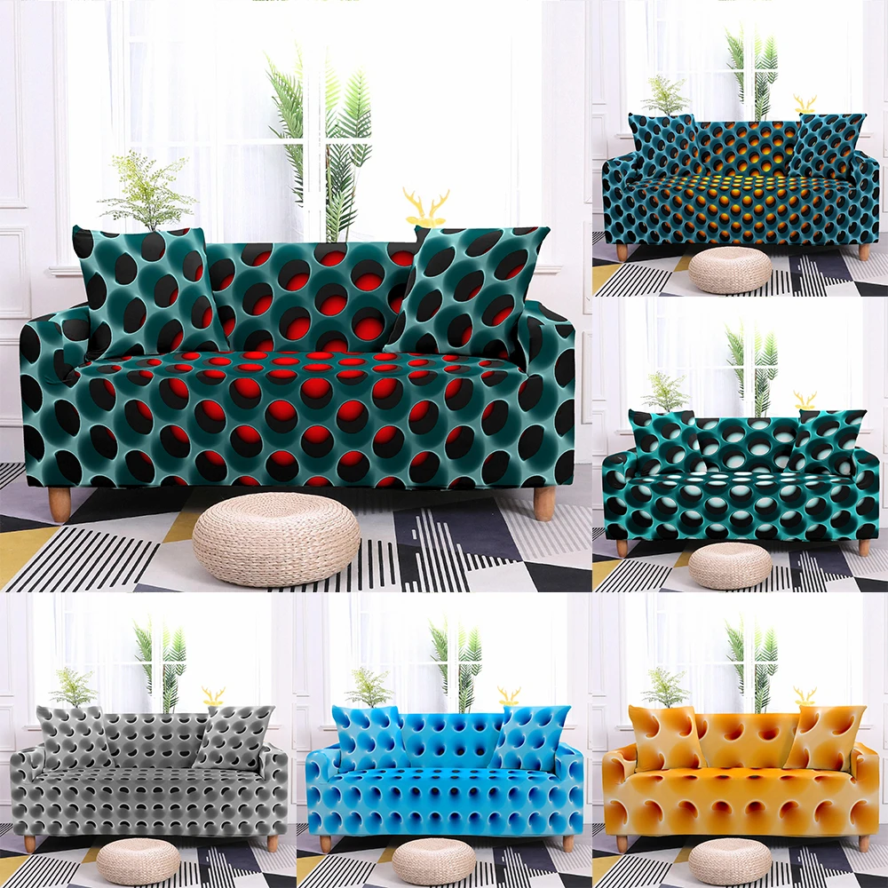 3d Honeycomb Structure Sofa Cover 1/2/3/4 Seater For Living Room ...