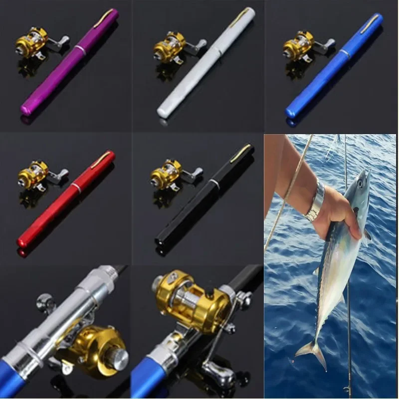 1m-Pocket-Collapsible-Fishing-Rod-Reel-Combo-Mini-Pen-Fishing-Pole-Kit ...