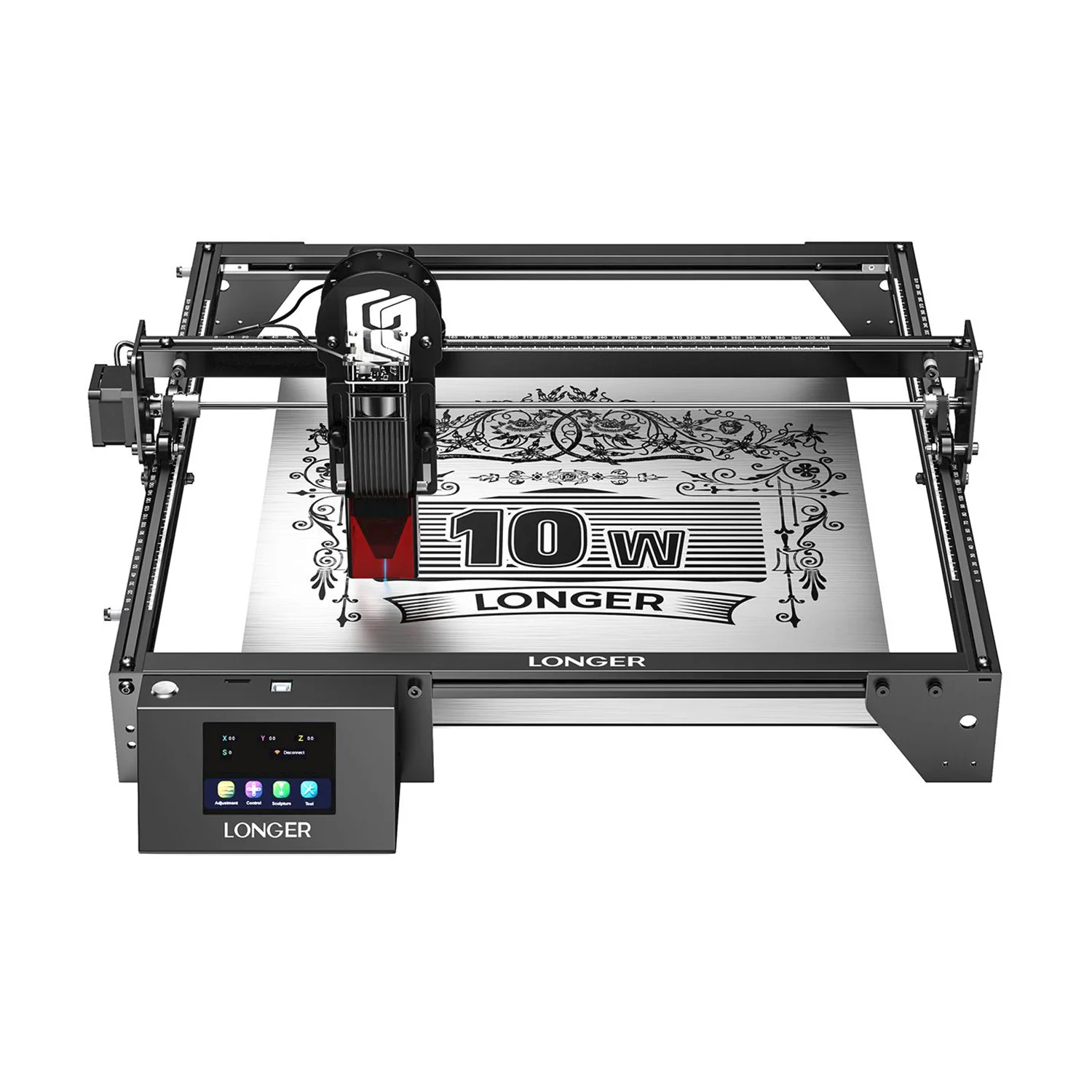 Longer-Ray-5-10W-laser-engraving-machine-Large-size-space-400mm-400mm-3 ...