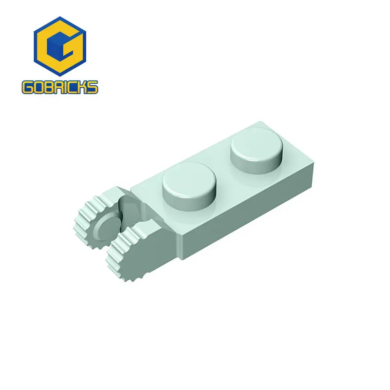 Gobricks-10PCS-Brick-PLATE-1X2-W-FORK-VERTICAL-END-Single-side-hinged ...