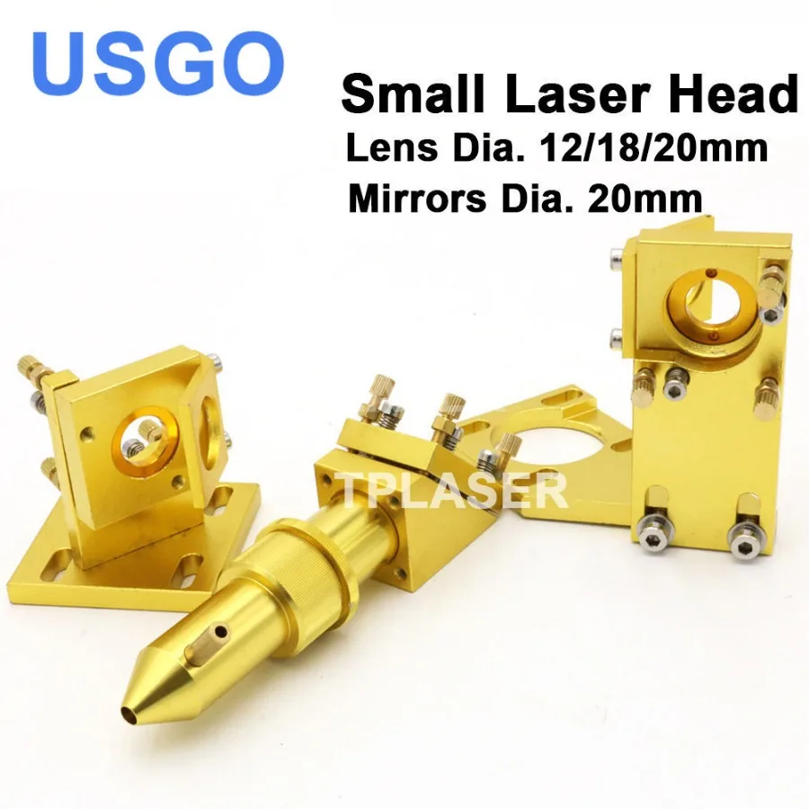 USGO-CO2-Laser-Lens-Head-Mirrors-Mount-Set-for-2030-4060-K40-Laser ...