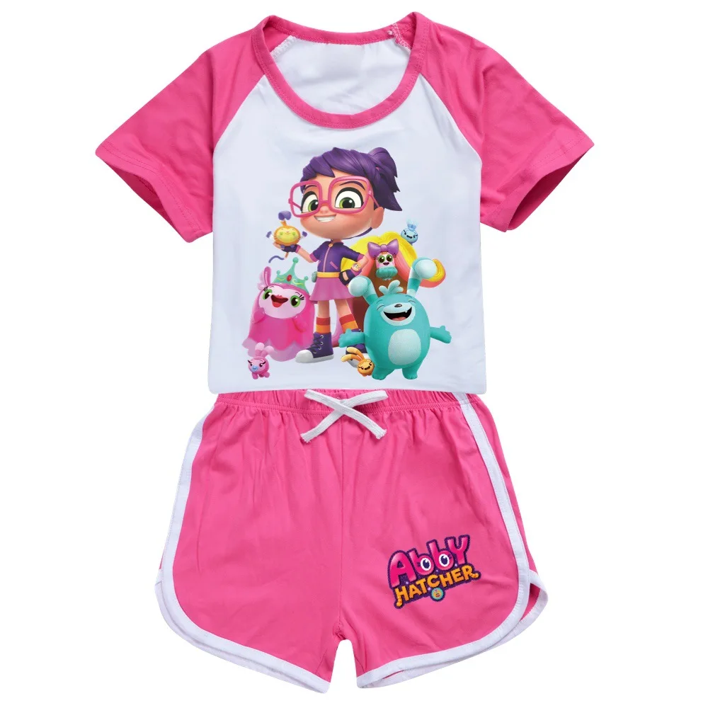 Summer Abby Hatcher Anime Toddler Girls Clothes Pajamas Polyester Short ...