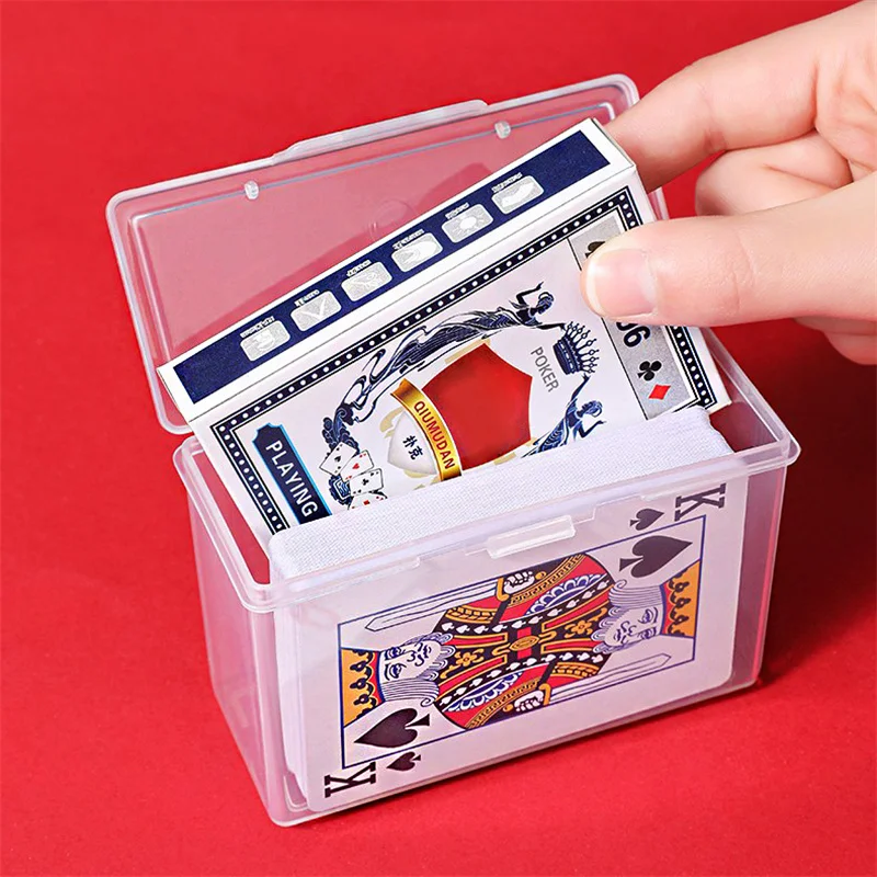 New-Transparent-Plastic-Boxes-Playing-Cards-Plastic-Container-PP ...