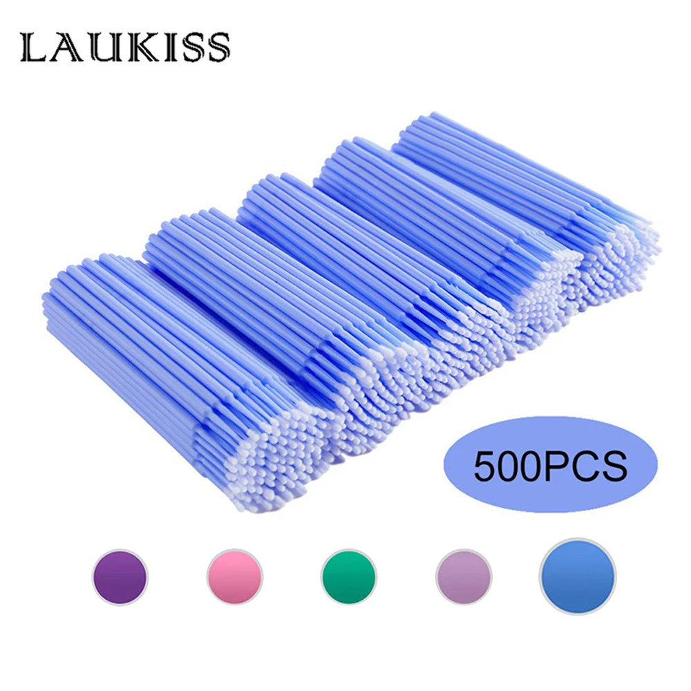 500pcs/lot Disposable Applicator Micro Brushes For Eyelash Extension ...