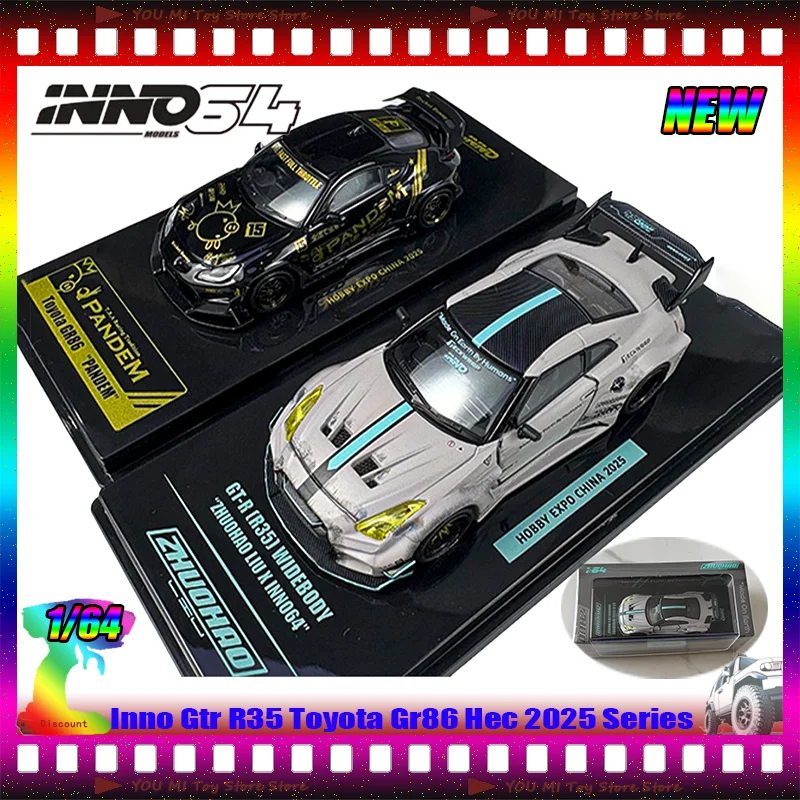 New In Stock Inno 1:64 Gtr R35 Rocket Rabbit Toyota Gr86 Hec 2025 ...