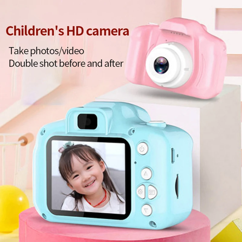 X2 cámara para niños Hd Mini cámara Digital puede tomar fotos de vídeo ...