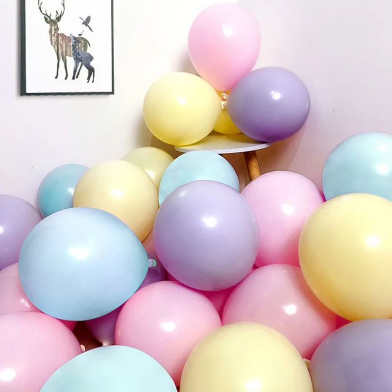 Double-Layer-Latex-Balloons-Colorful-Round-Mini-Macarone-Candy-Balloon ...