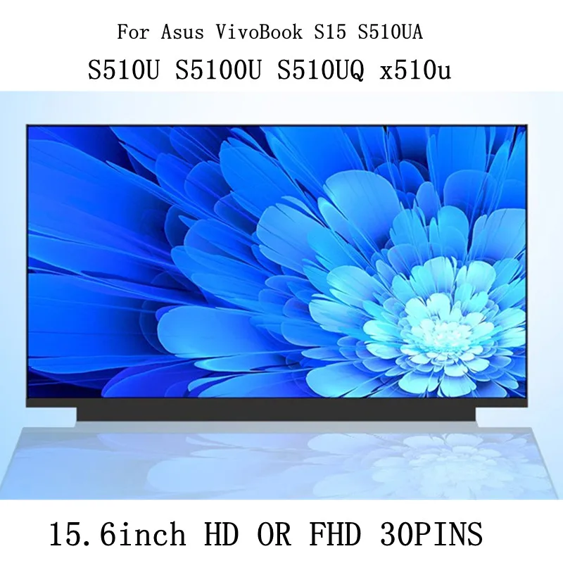 Pantalla LED LCD para Asus VivoBook S15, S510UA, S510U, S5100U, X510U ...
