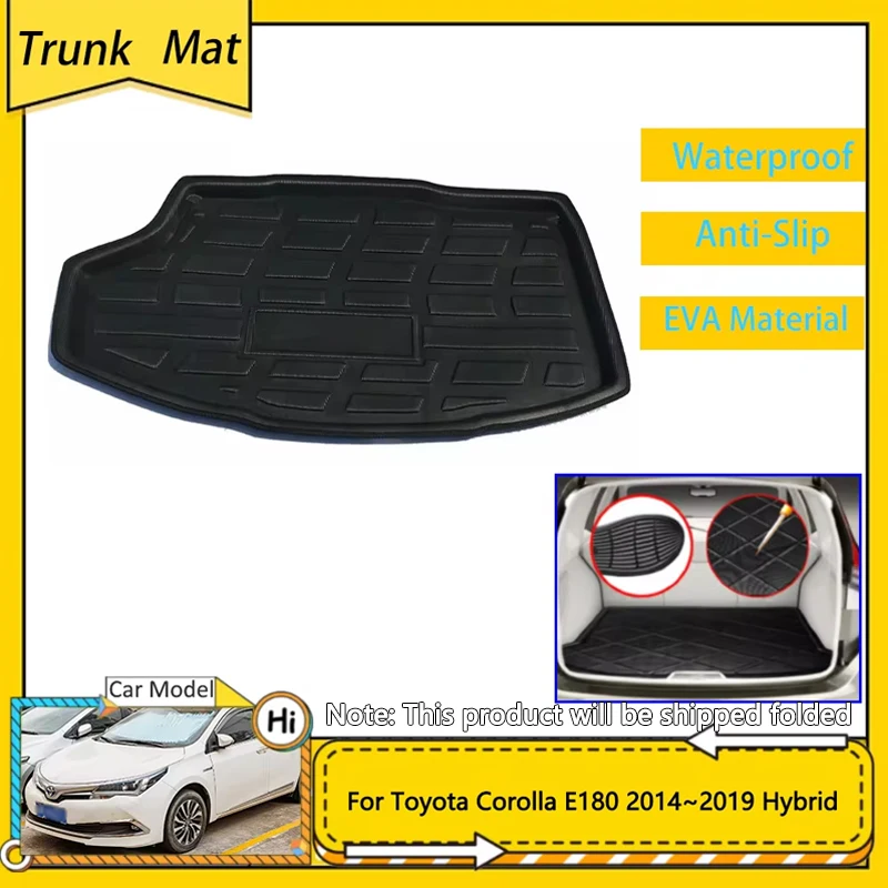 Car-Trunk-Mat-For-Toyota-Corolla-E180-MK11-2014-2019-Hybrid-2015-2016 ...