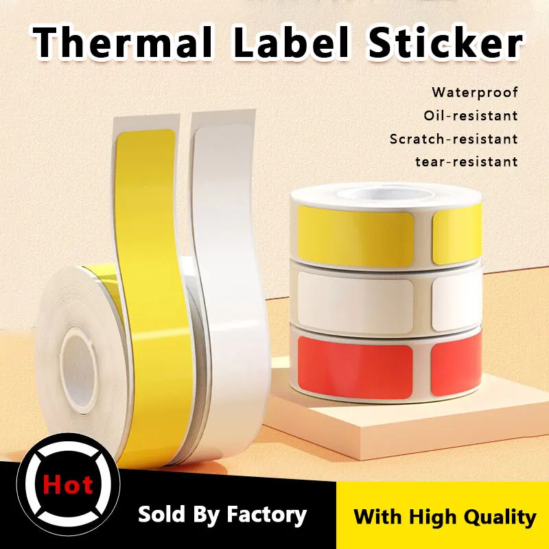 Colorful-Label-Thermal-Paper-Sticker-For-Portable-Printer-Phomemo-D30 ...