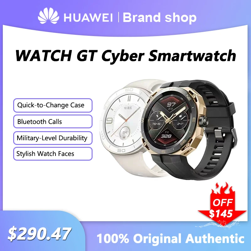 Original-HUAWEI-WATCH-GT-Cyber-SmartWatch-Bluetooth-Call-Health ...