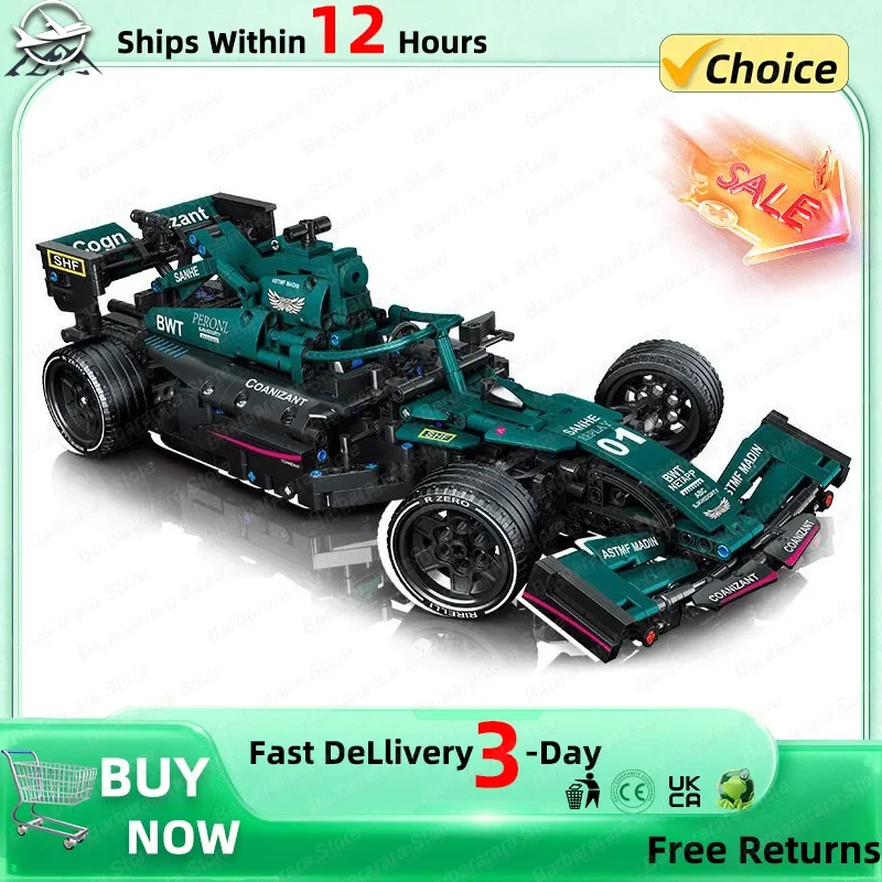 High-tech-Building-Blocks-F1-Formula-1-Remote-Control-Super-Speed ...