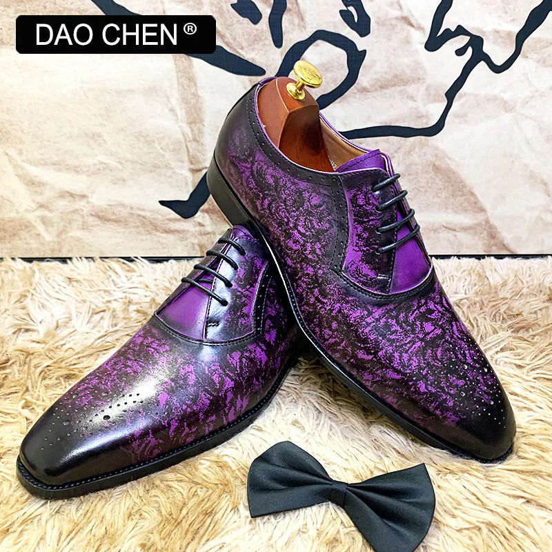 Purple Dress Shoes For Men
