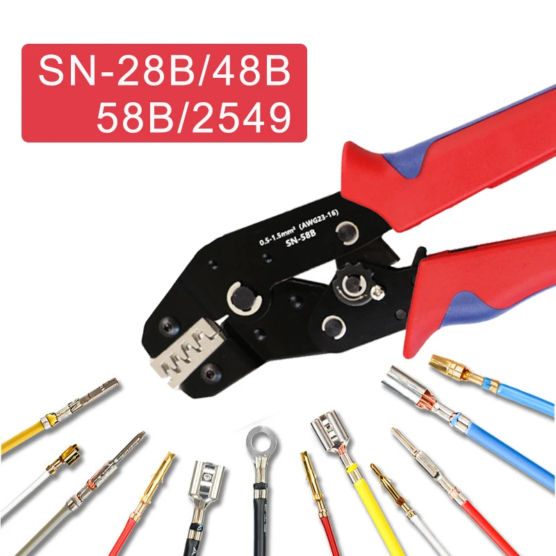SN58B-SN48B-DuPont-Terminal-Crimping-Plier-Insert-Spring-Connectors-Jst ...