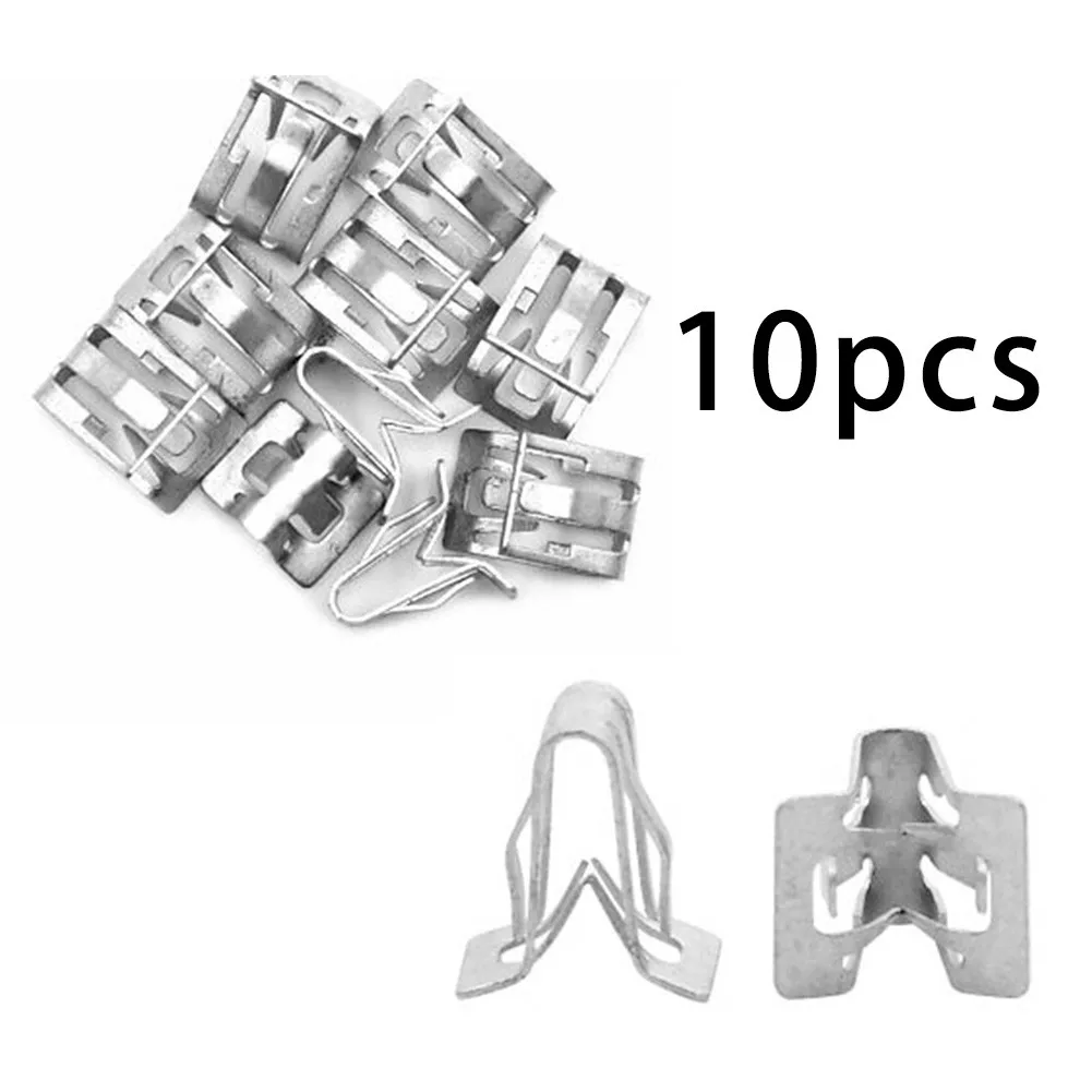 10-X-Metal-Retainer-Clip-Car-Door-Dashboard-Pannel-Fixing-Wires-Cables ...