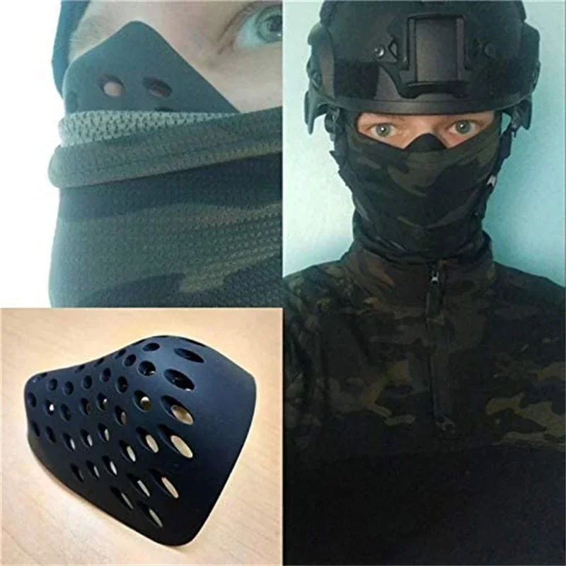Silicone-Mask-Cover-Mouth-Masks-Faceshell-Cosplay-Props-Cycling-Outdoor ...