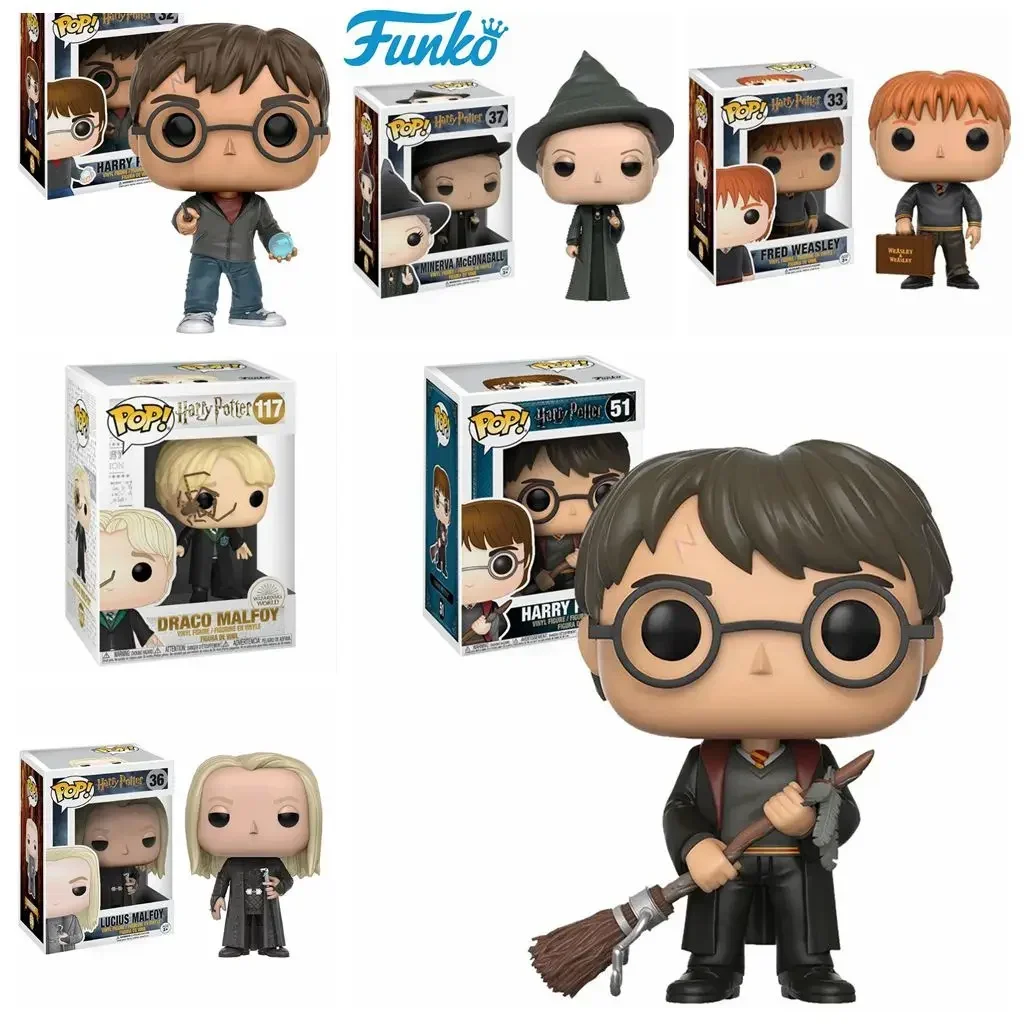 Figuras de vinilo Funko POP Wizarding World MINERVA 37# DRACO MALFOY ...
