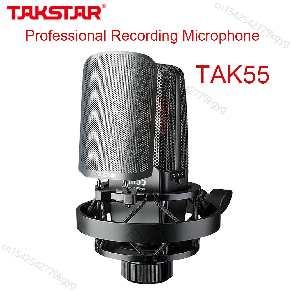 Takstar-TAK55-Professional-Recording-Microphone-with-Shock-Mount-and ...